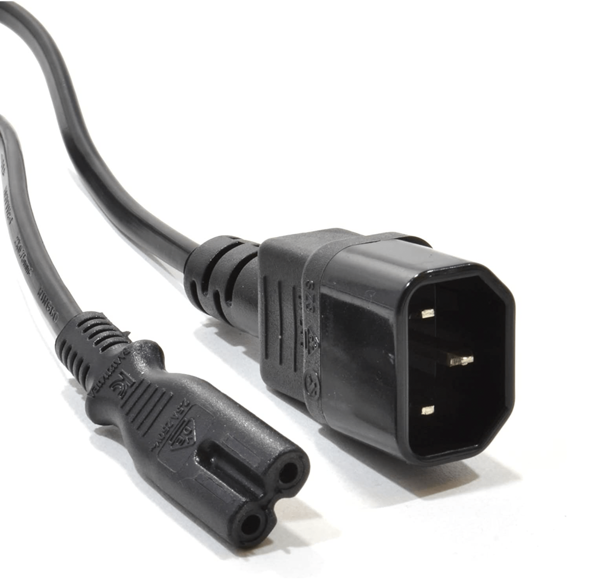 HiGlide Power Adapter Cable. IEC C7 (Figure of 8) to IEC C13 Mains Pow